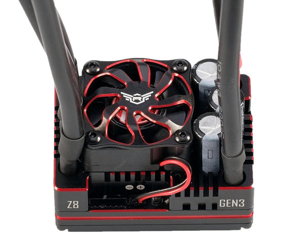Electric- REDS 1/8 Z8 Pro Gen3 220Amp Competition Brushless ESC ...